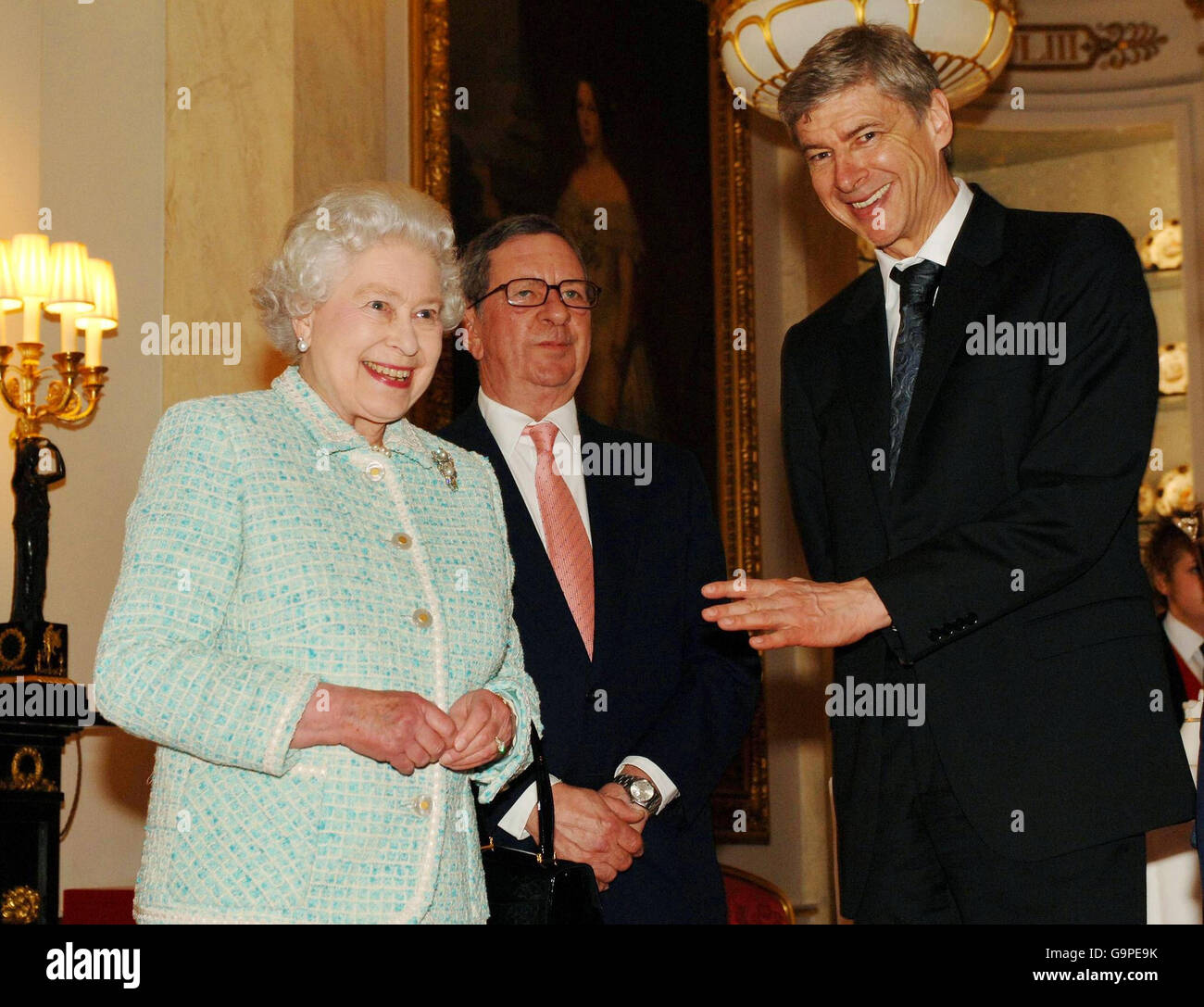 Queen meets Arsenal Stock Photo - Alamy