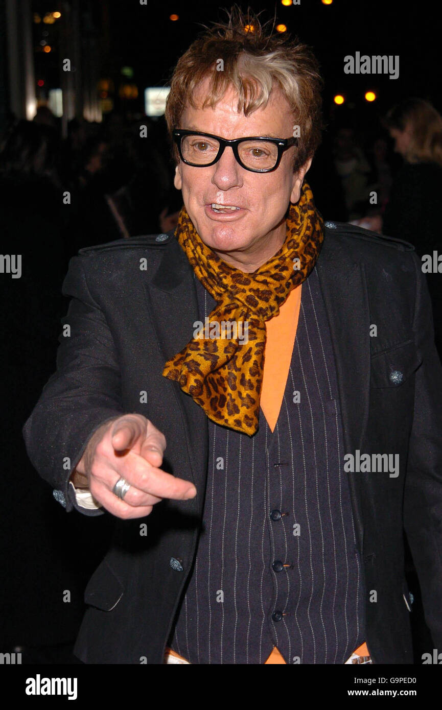 Nicky Haslam arrives at a cocktail party to celebrate Mariah Carey ...