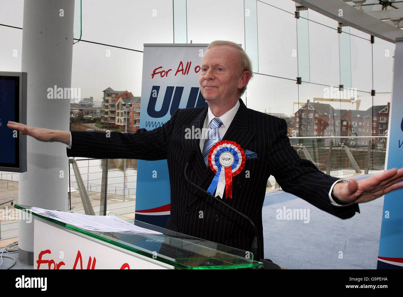 UUP manifesto launch Stock Photo - Alamy