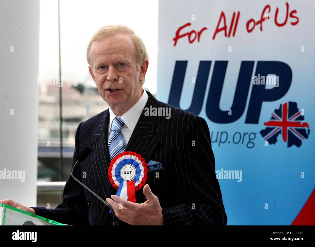 UUP manifesto launch Stock Photo - Alamy