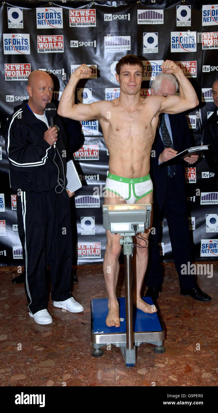 Boxing - Michael Katsidis v Graham Earl - Weigh-in - Wembley Plaza ...