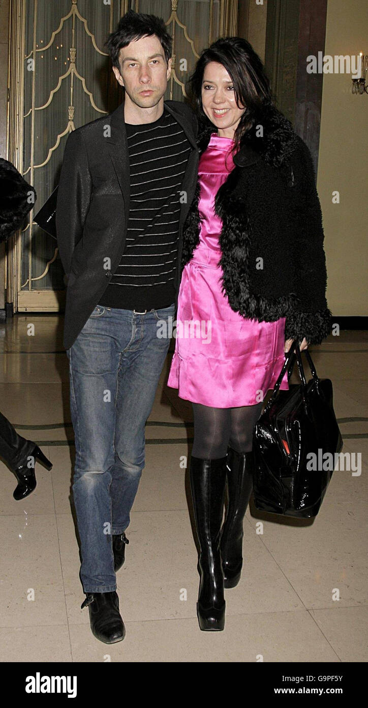 Primal Scream lead singer, Bobby Gillespie and wife Katie England ...