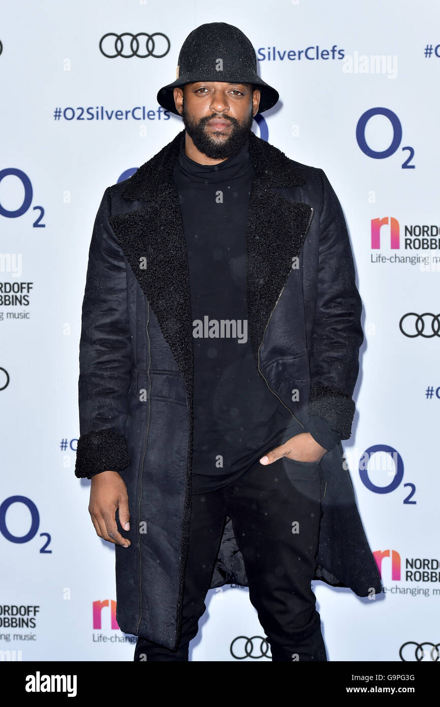 Oritse Williams attending the O2 Silver Clef Awards, in association ...