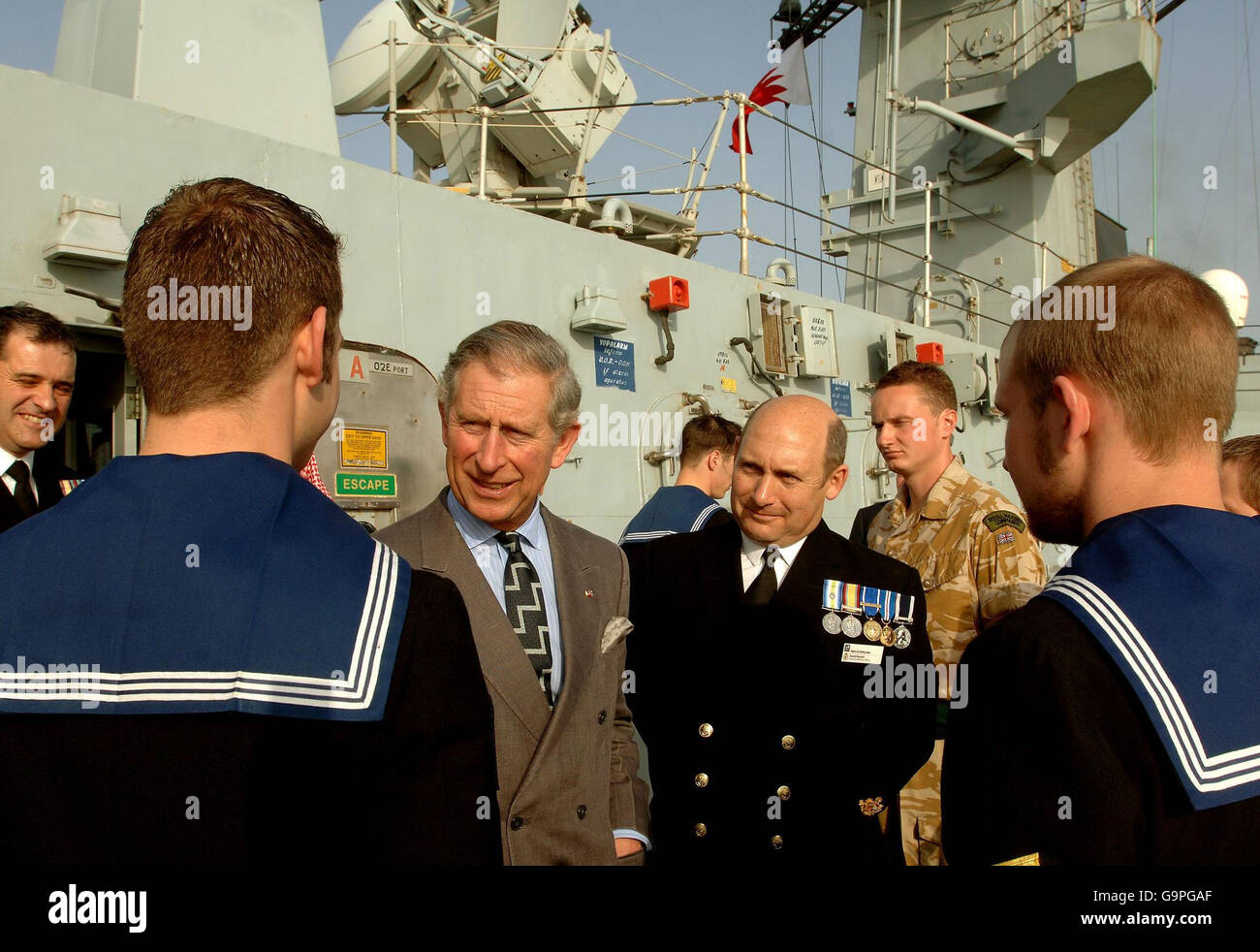 Royalty uniform speaking prince charles hi-res stock photography and ...