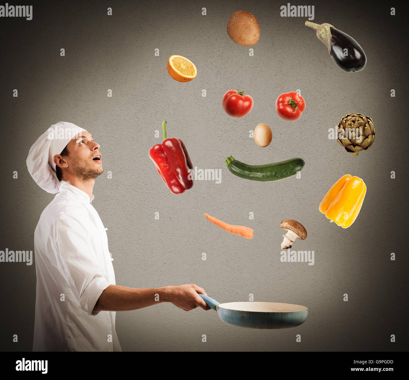 Happy smile tomato hi-res stock photography and images - Alamy