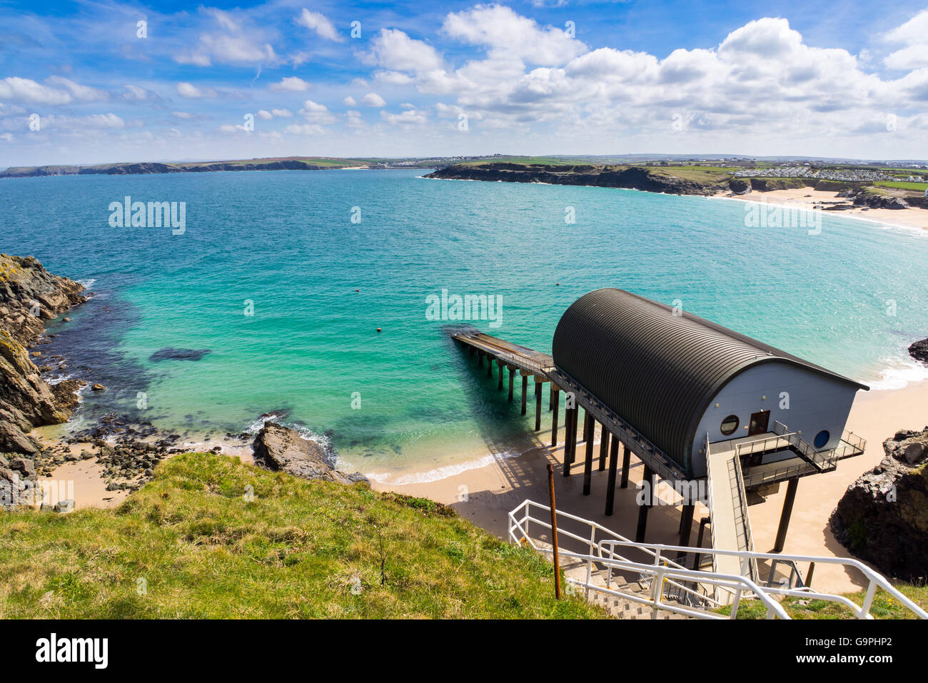 Cornwall trevose head lifeboat station hi-res stock photography and ...