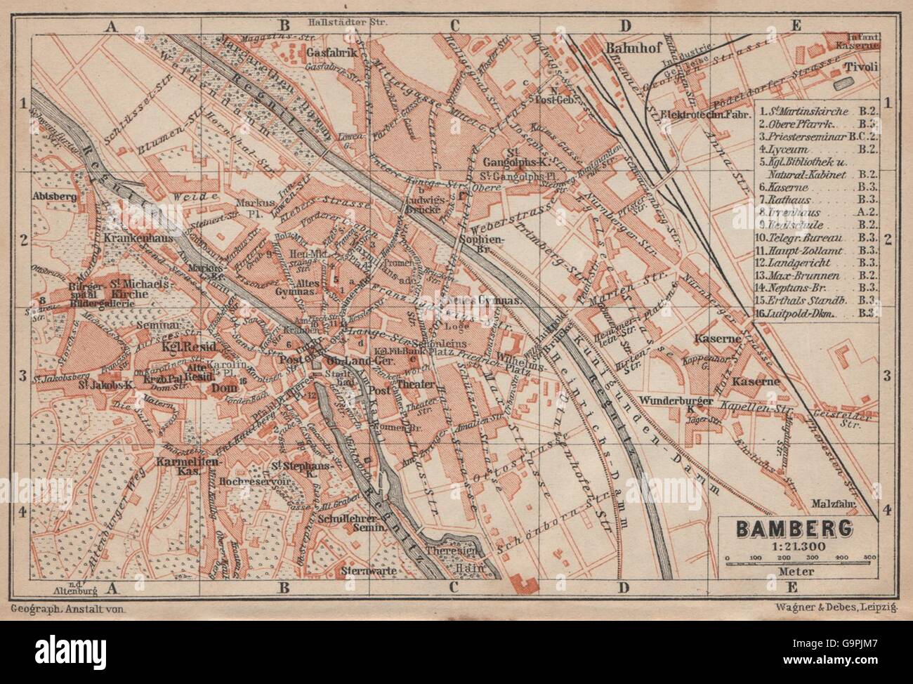 Bamberg karte hi-res stock photography and images - Alamy