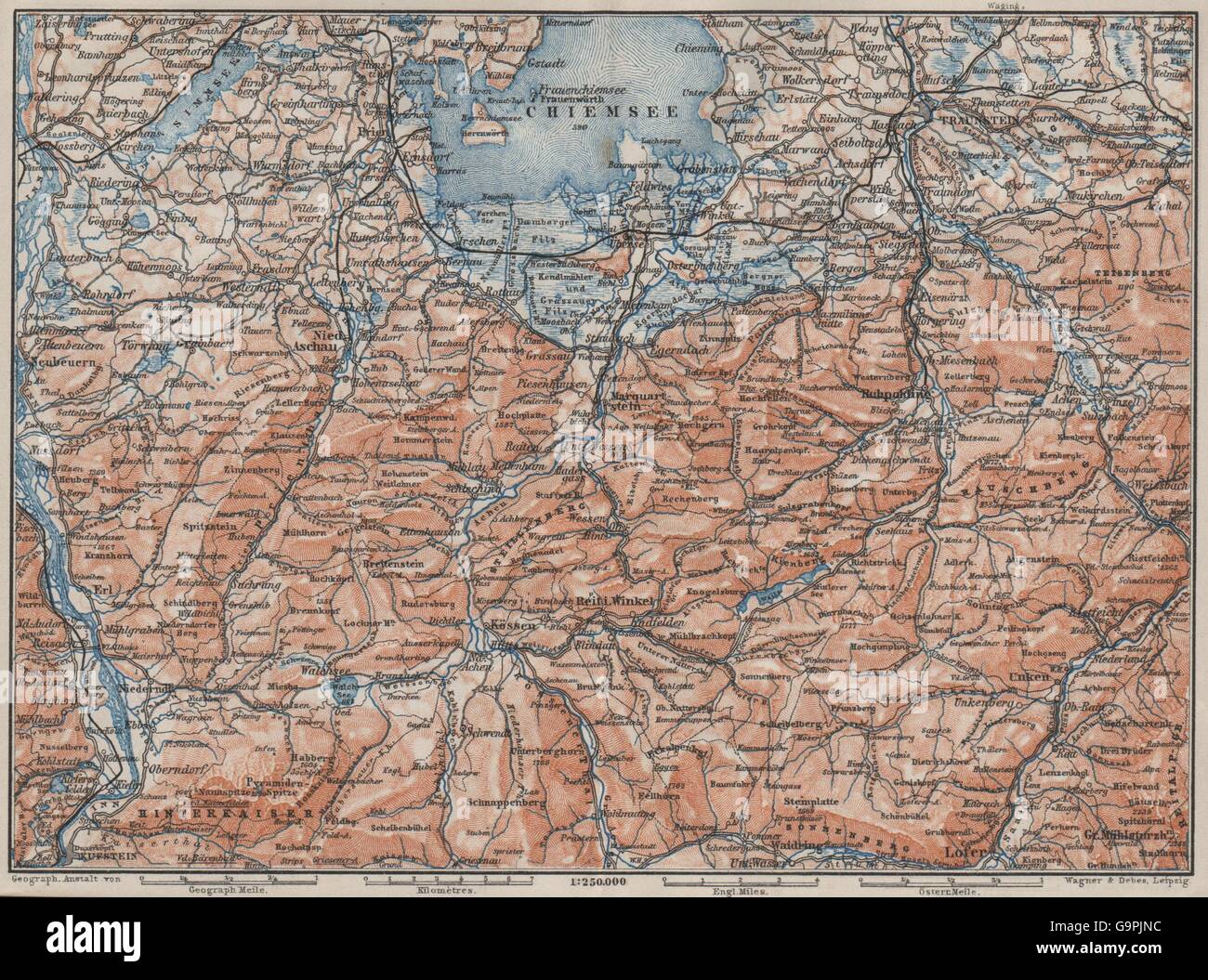 Chiemsee chiemgau environs kufstein traunstein hi-res stock photography ...
