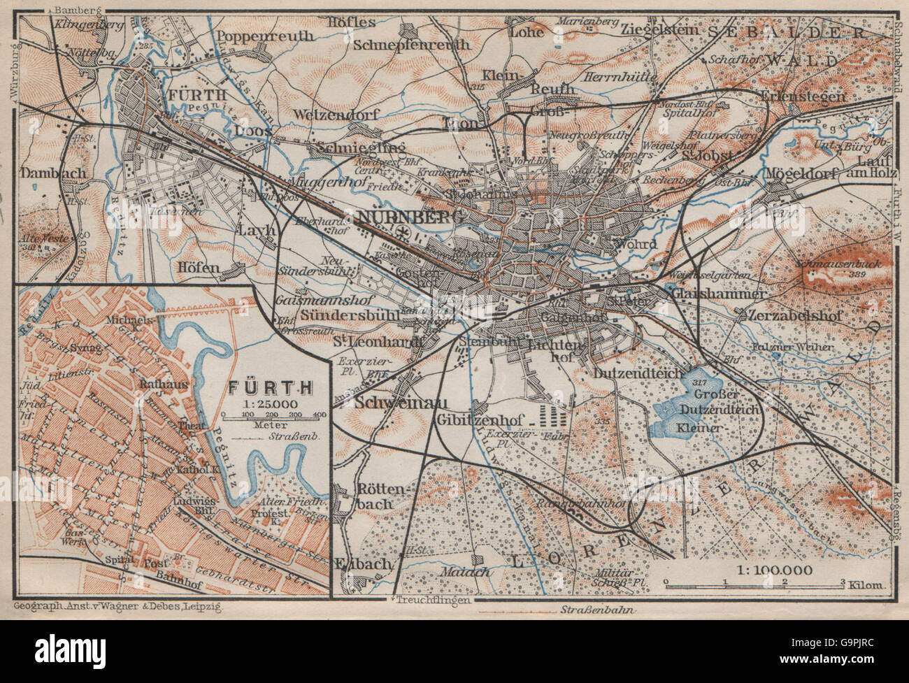 Furth map hi-res stock photography and images - Alamy