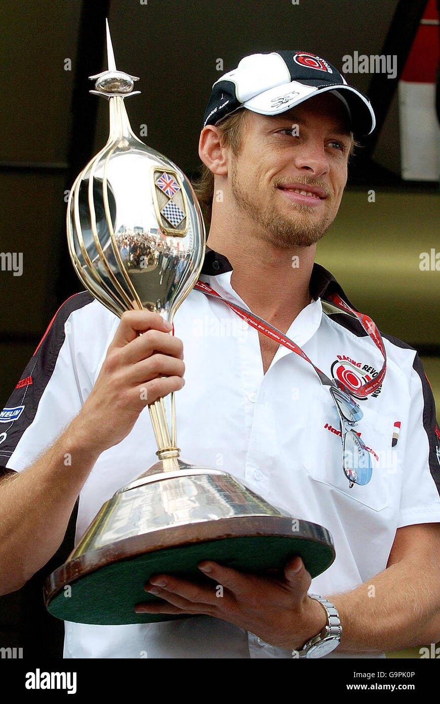 Jenson button trophy hi-res stock photography and images - Alamy