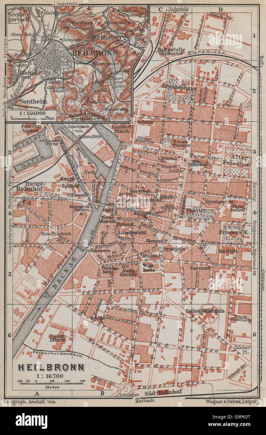 Heilbronn map High Resolution Stock Photography and Images - Alamy