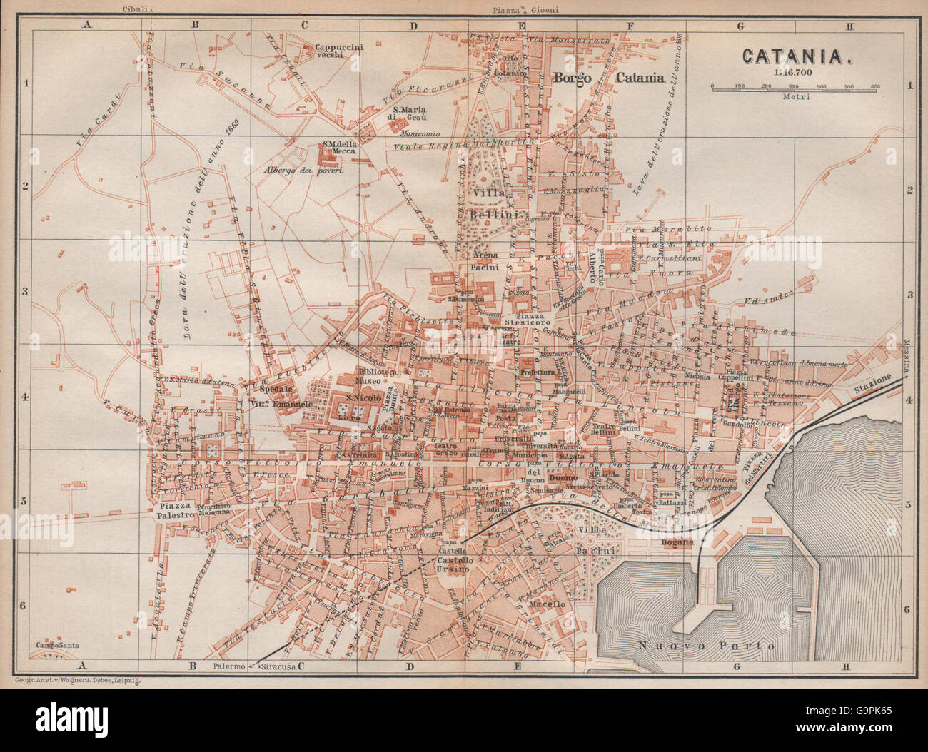 Mappa catania hi-res stock photography and images - Alamy