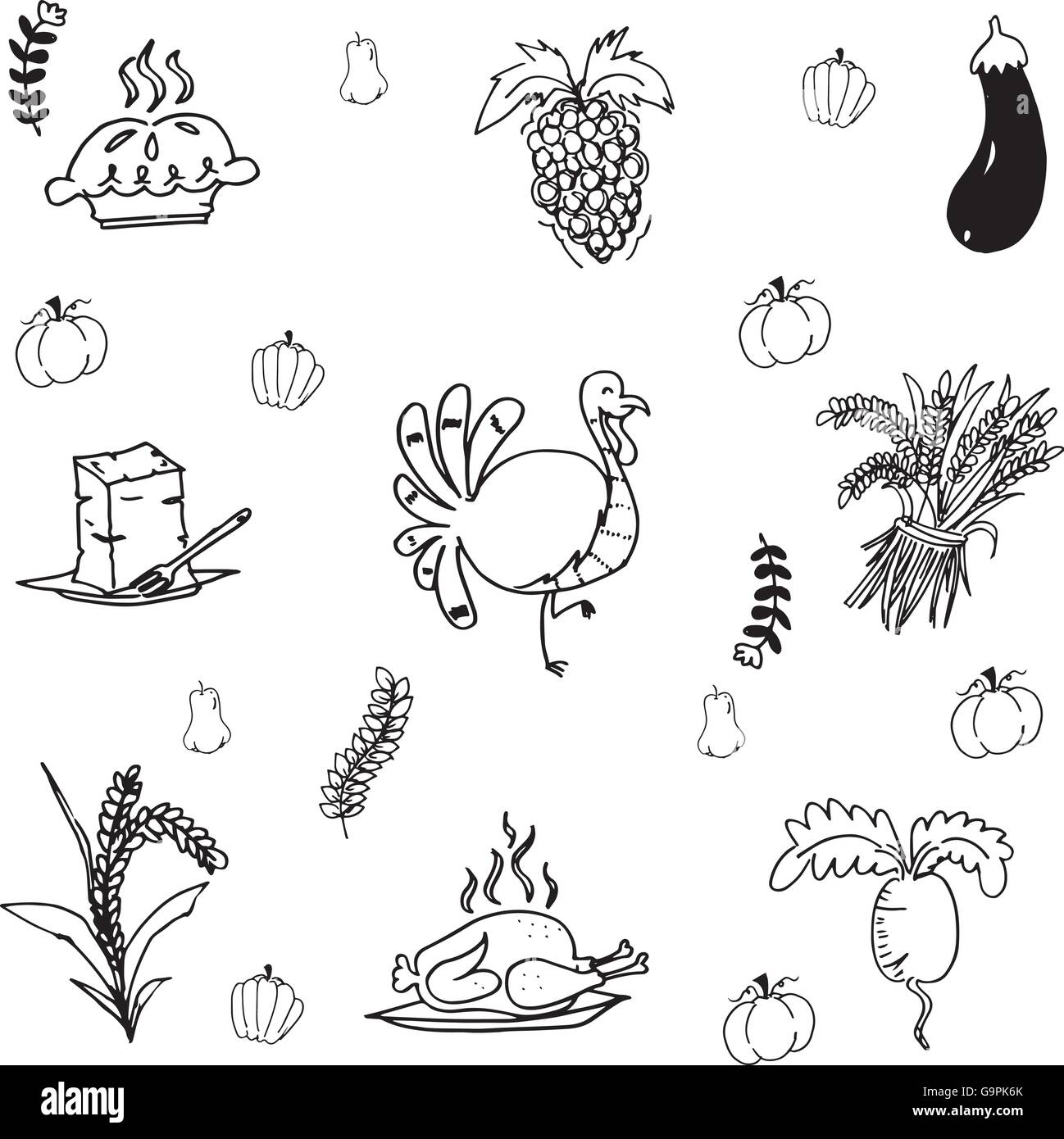 Turkey wheat Stock Vector Images - Alamy