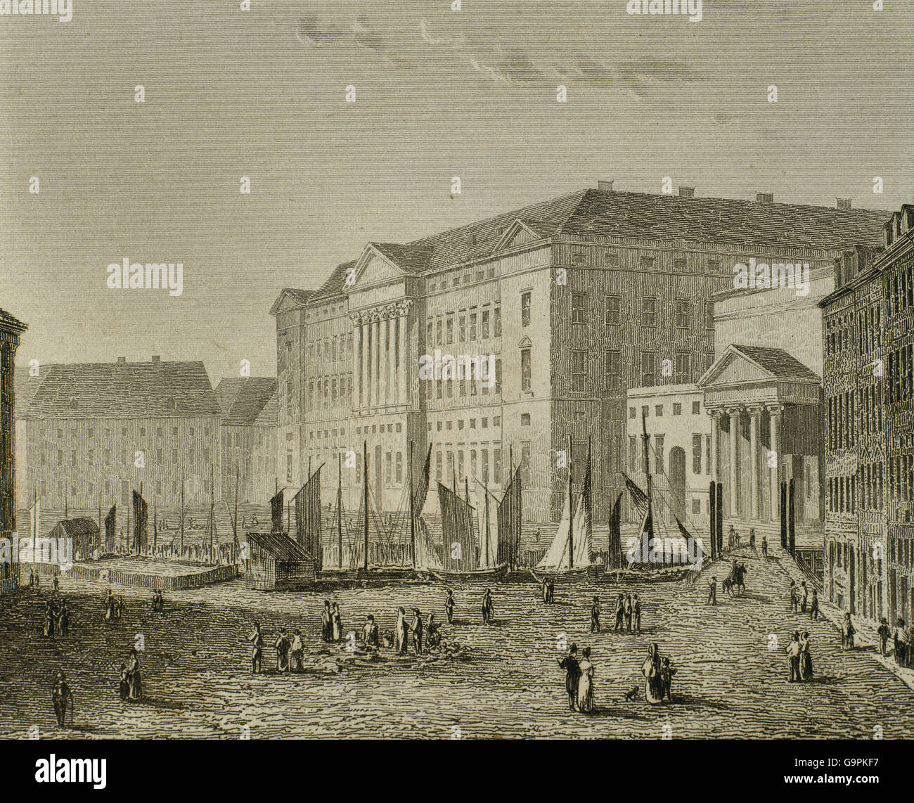 Denmark. Copenhagen. Christiansborg Palace. It is a palace and ...