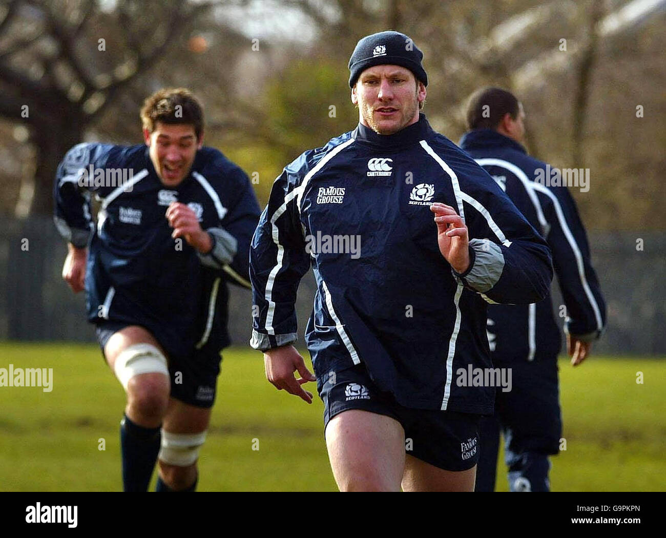 Rugby Union - Scotland Training Session - Murrayfield. Scotland`s Gavin ...