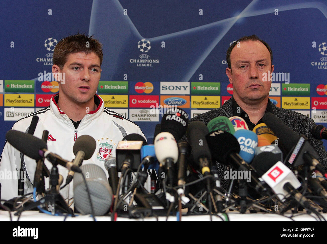 Soccer - Liverpool Press Conference - Anfield Stock Photo - Alamy