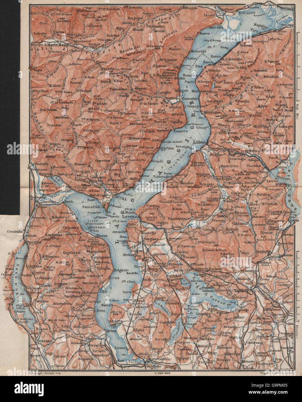Map of varese hi-res stock photography and images - Alamy