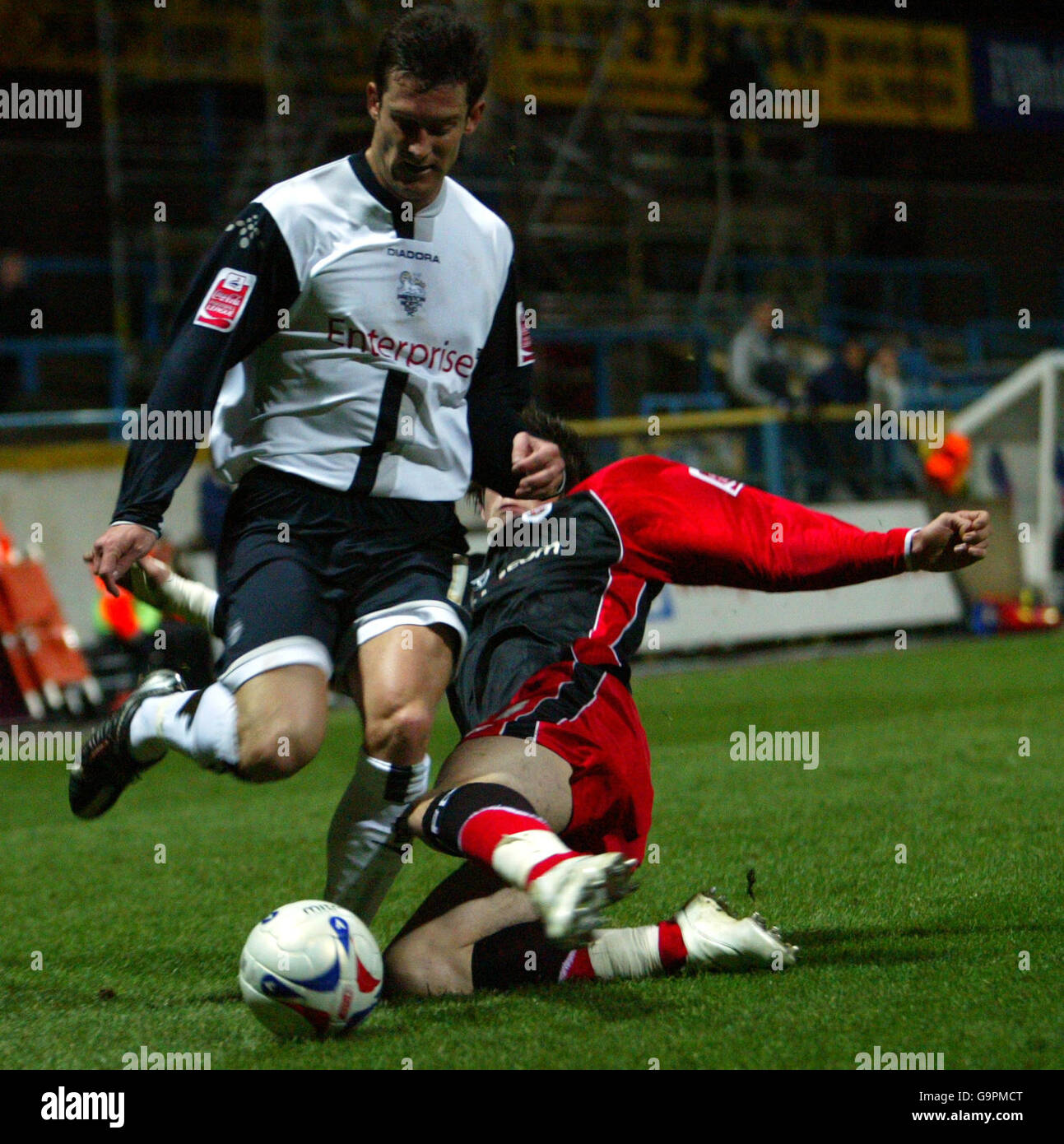 Preston North End's David Nugent and Southampton's Gareth Bale Stock ...