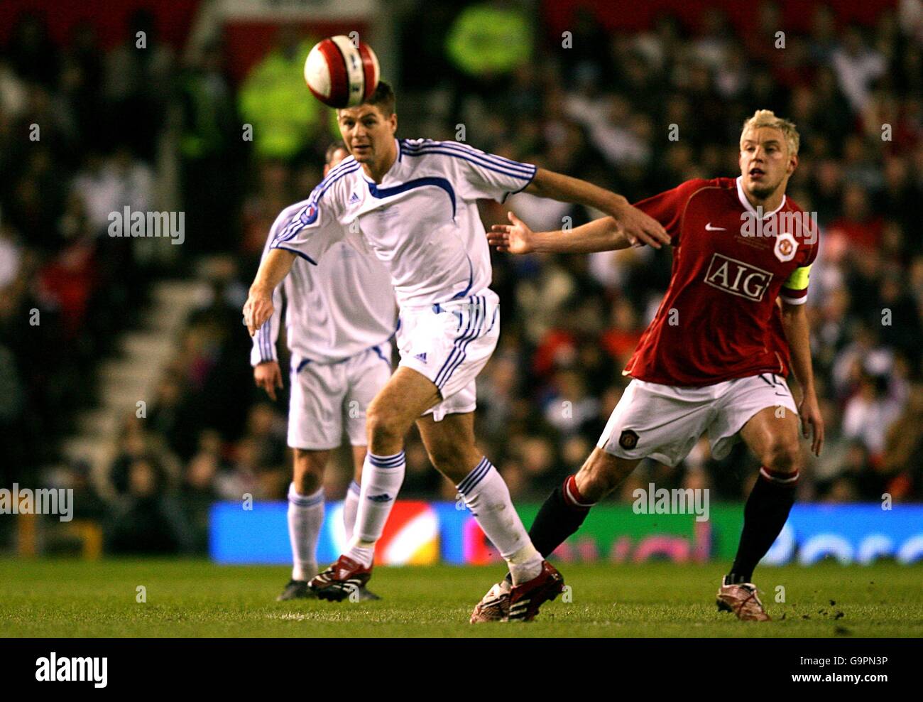 Soccer - Manchester United v Europe XI - 50 Years UEFA Celebration ...