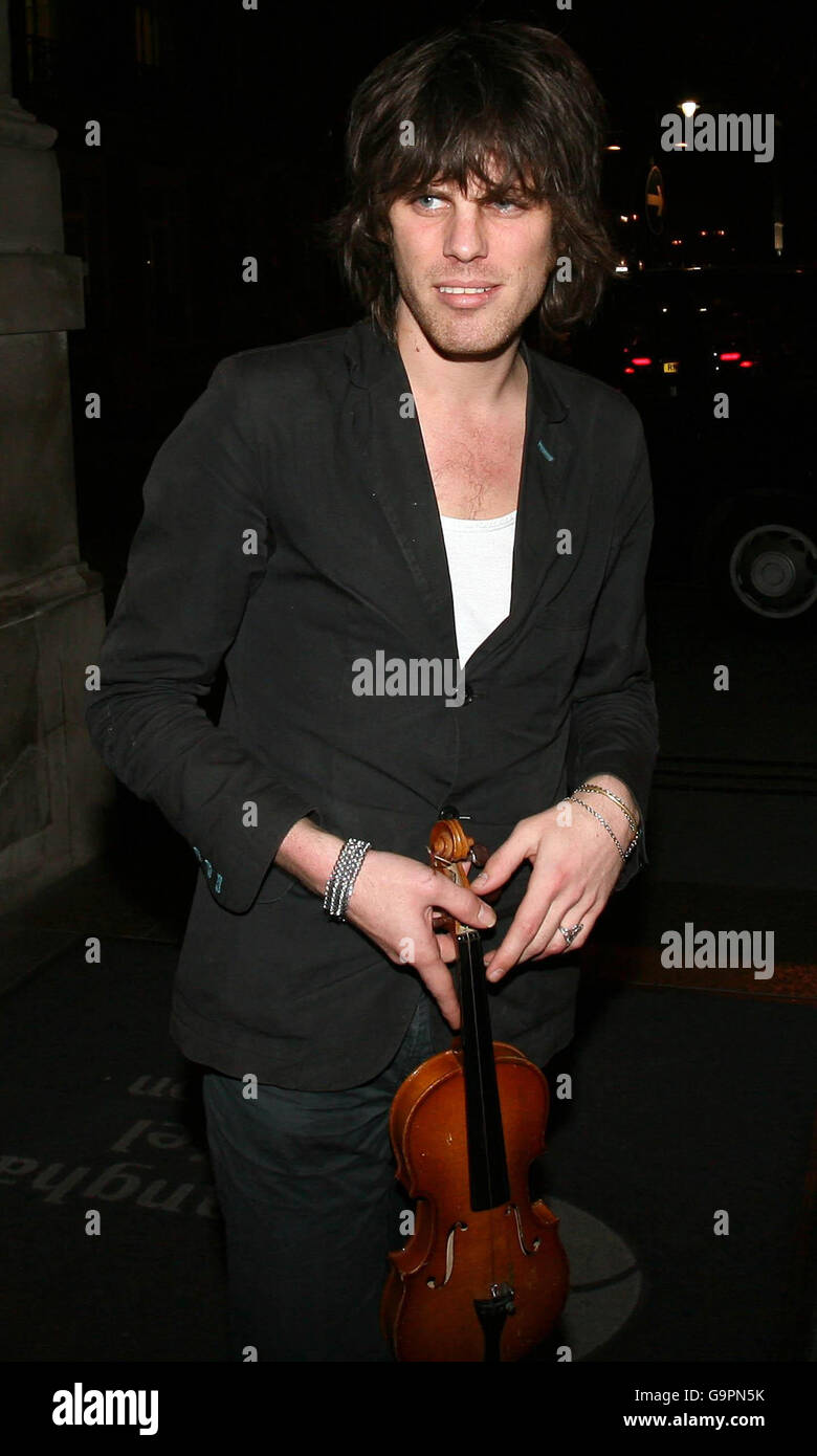 Jackson Scott arrives for a party to celebrate the launch of H & M's ...