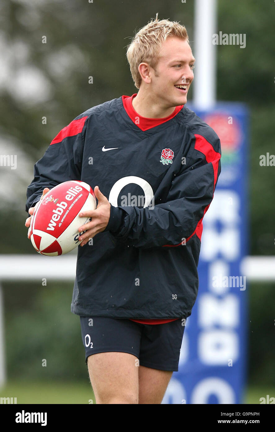 England's Shane Geraghty in action during a training session at Bath ...