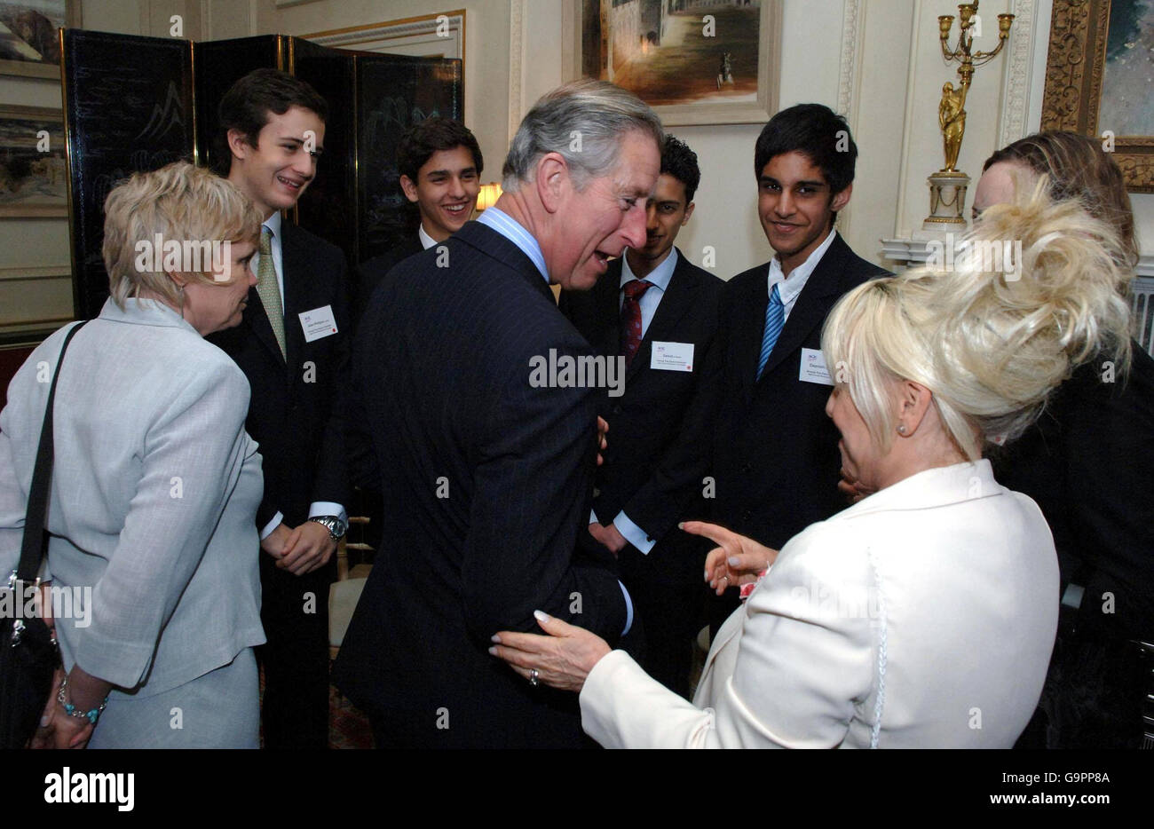Prince Charles hosts Age Concern reception Stock Photo - Alamy