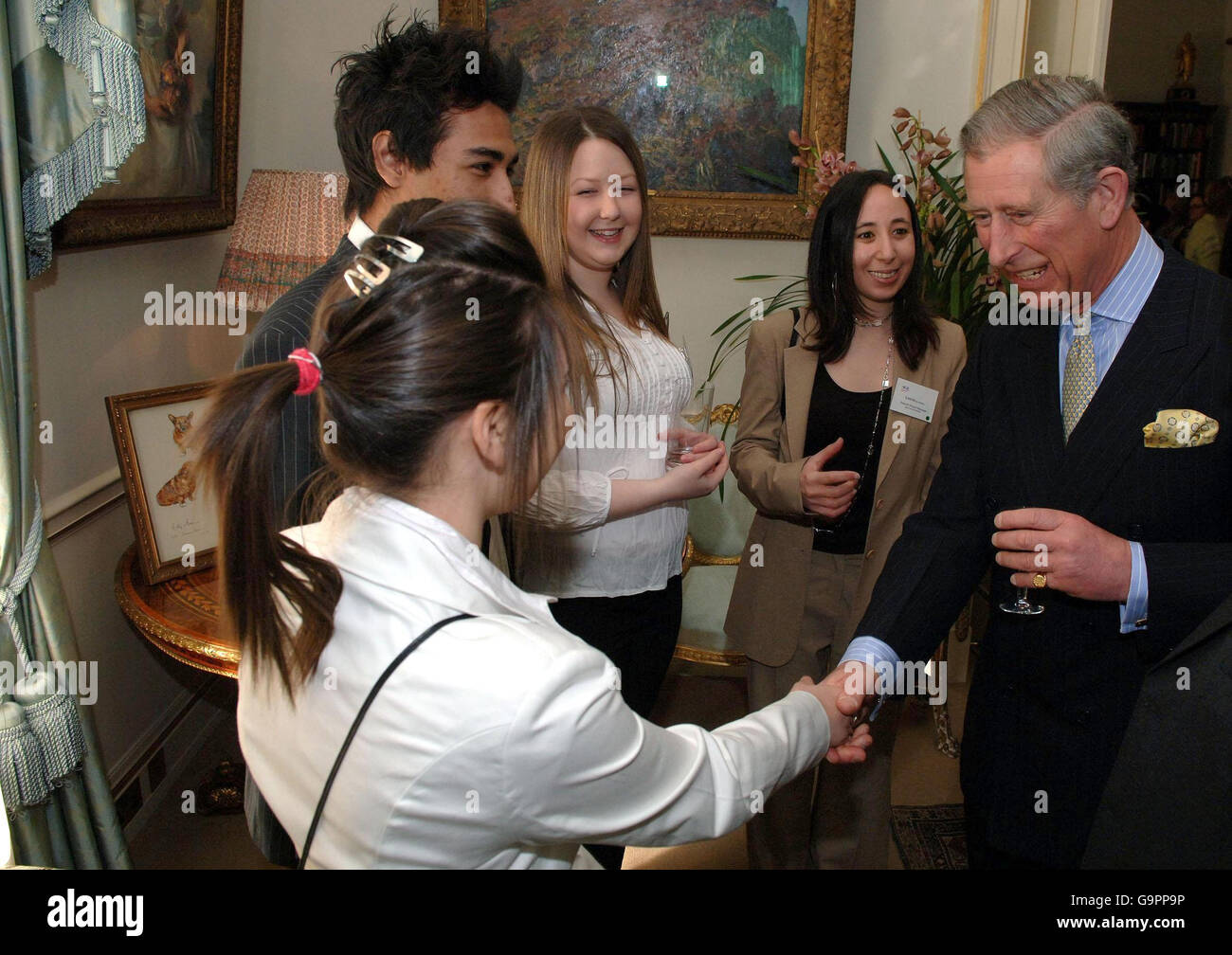 Prince Charles hosts Age Concern reception Stock Photo - Alamy