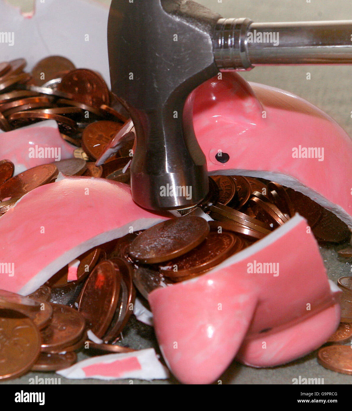 Smashed hammer hi-res stock photography and images - Alamy