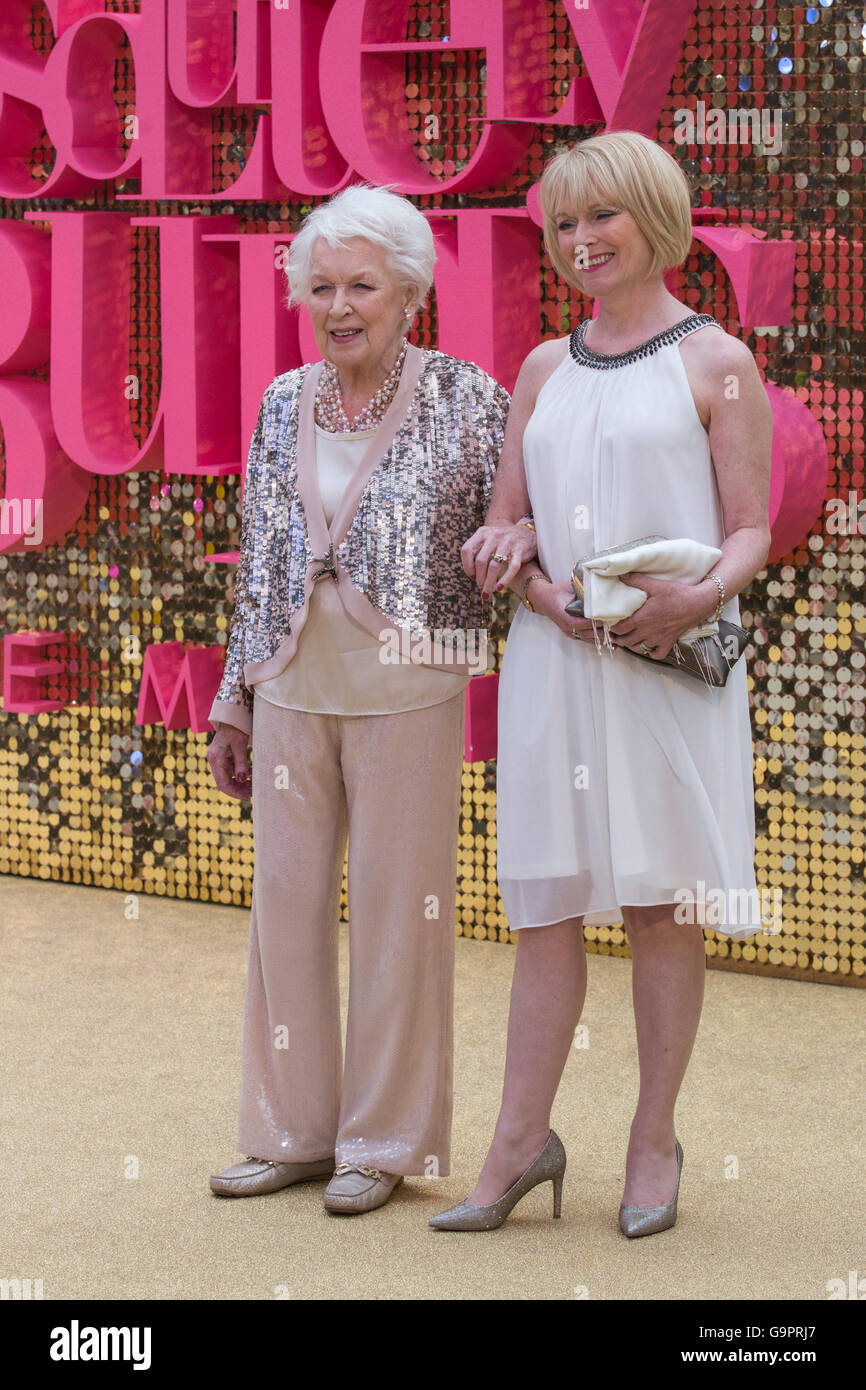 June Whitfield. World premiere of Absolutely Fabulous - the Movie in ...
