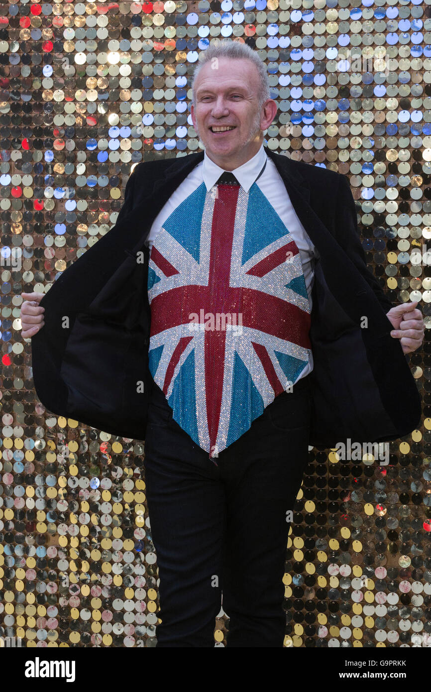 French fashion designer Jean-Paul Gaultier. World premiere of ...