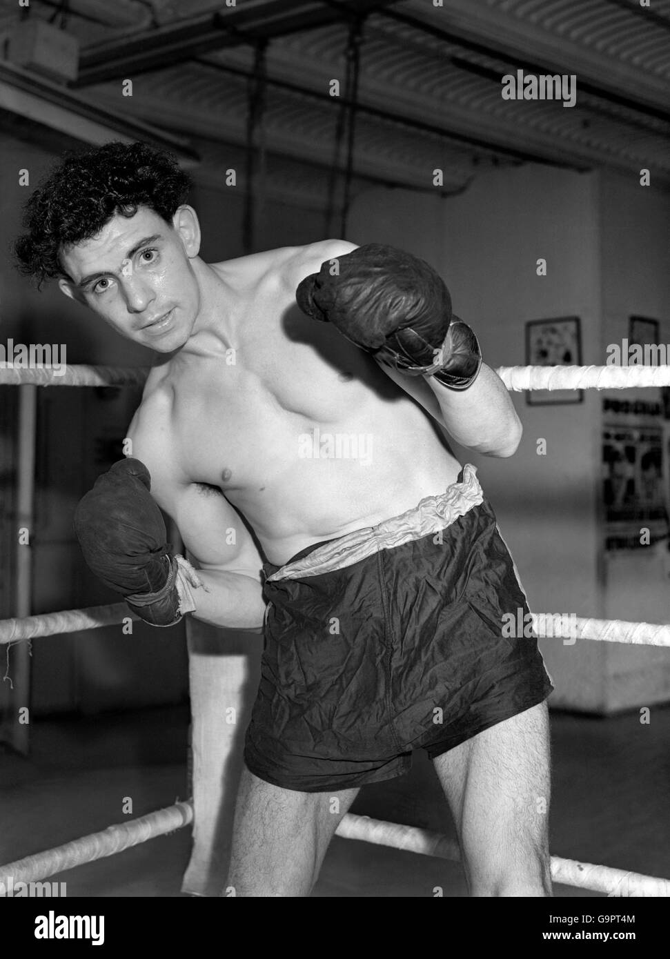 British Heavyweight Johnny Williams Stock Photo - Alamy