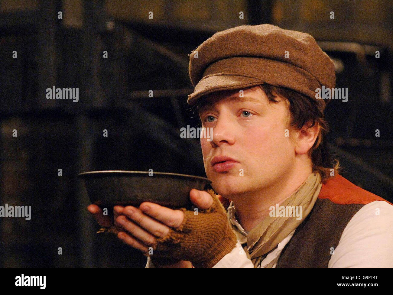 Jamie Oliver filming the Friday Night Project - London Stock Photo - Alamy