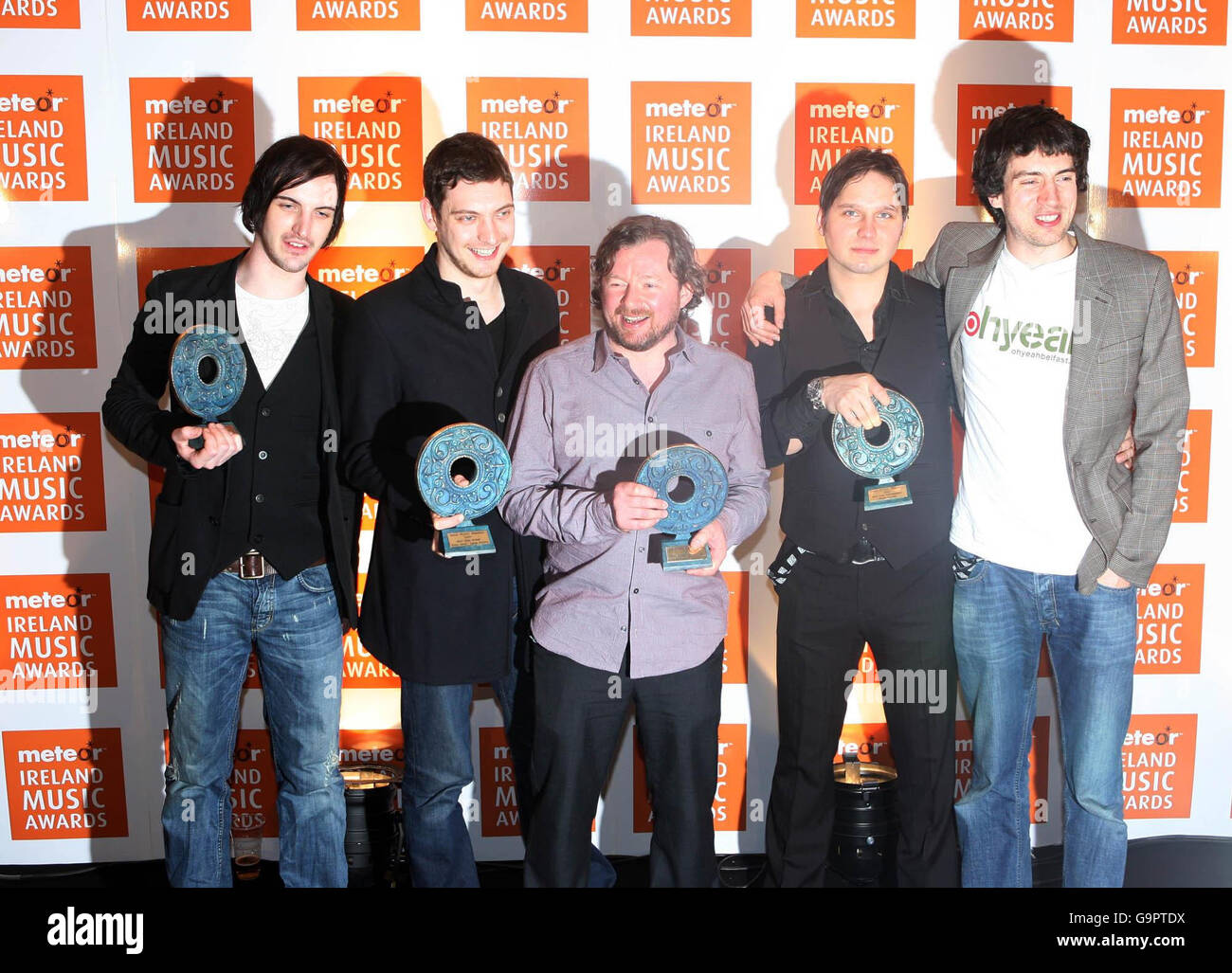 Snow Patrol who won four awards at the 2007 Meteor Music Awards at ...