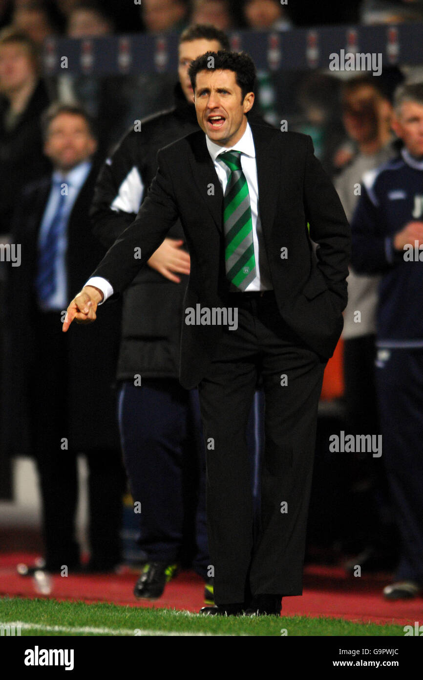 Hibernian manager john collins hi-res stock photography and images - Alamy