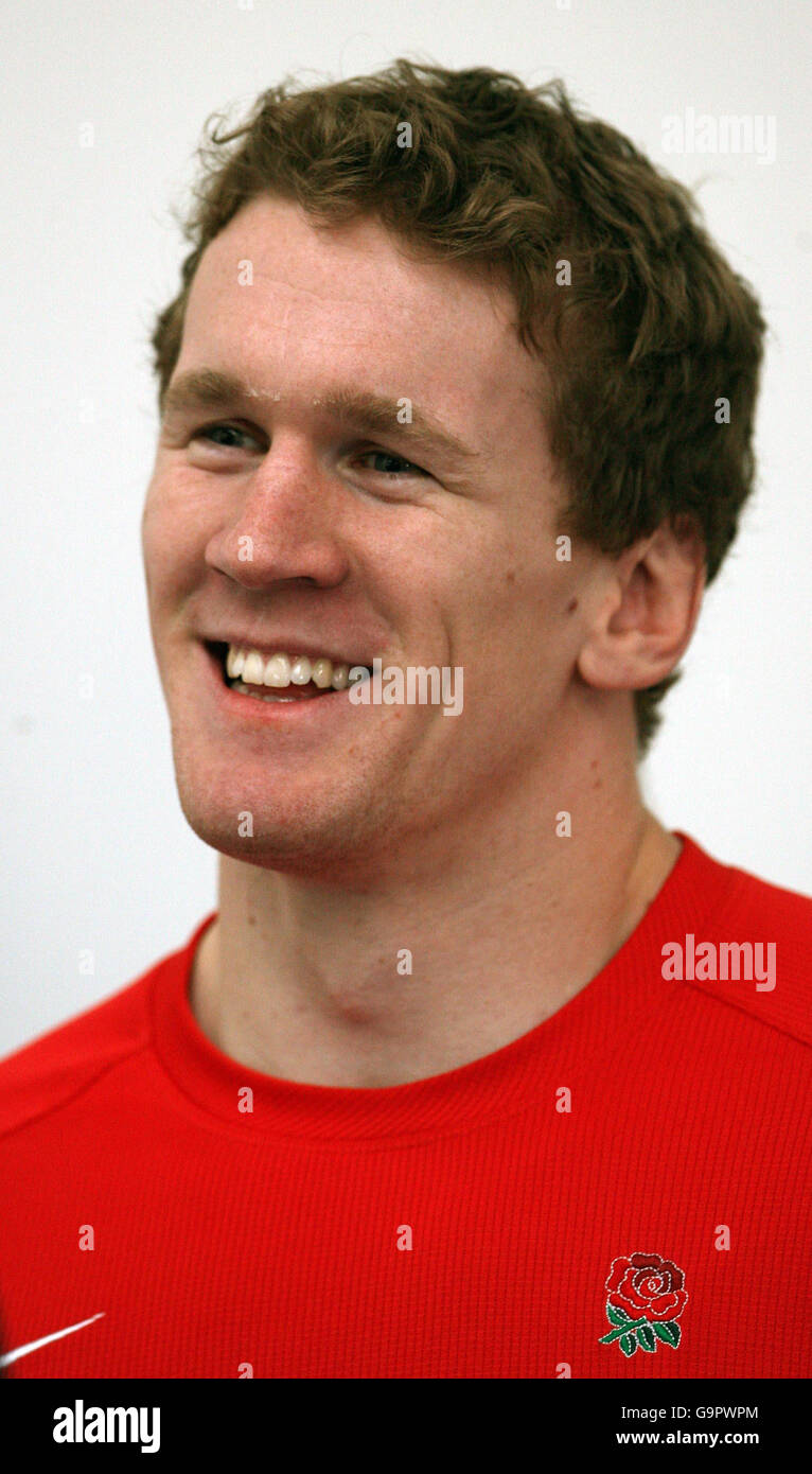 Tom rees during a press conference at bath university hi-res stock ...