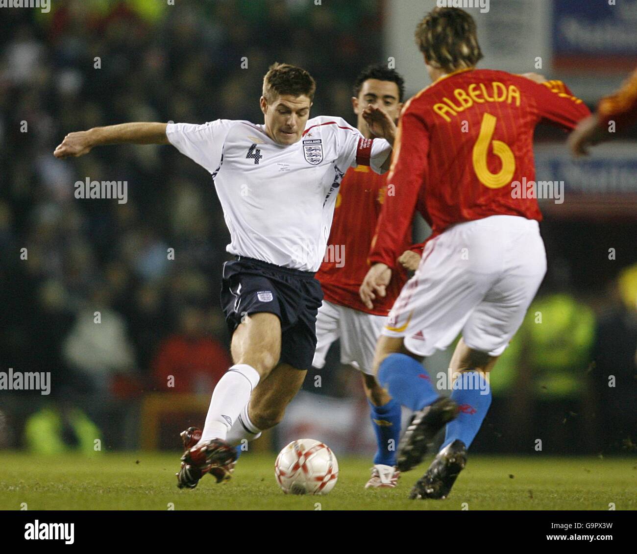 Old trafford david albelda hi-res stock photography and images - Alamy