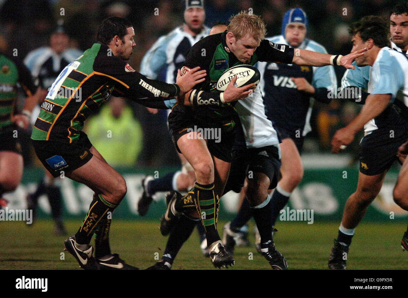 Rugby travis perkins club v country challenge hi-res stock photography ...