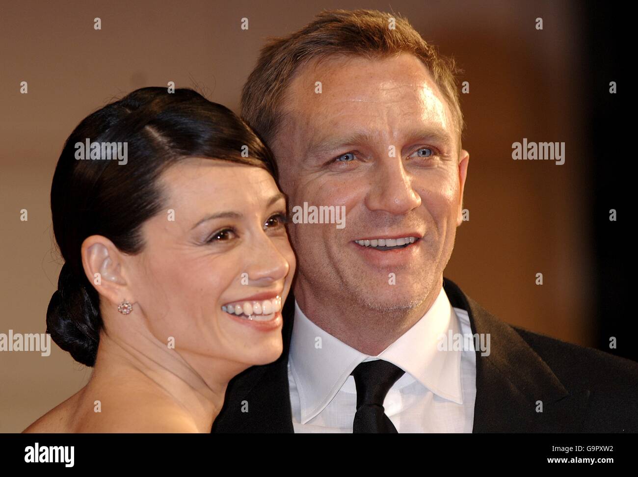 Daniel Craig and Satsuki Mitchell arrives for the 2007 Orange British ...