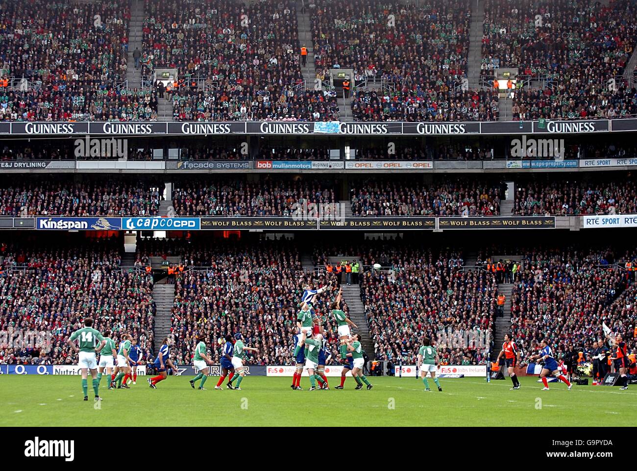 Match action from croke park stadium hi-res stock photography and ...