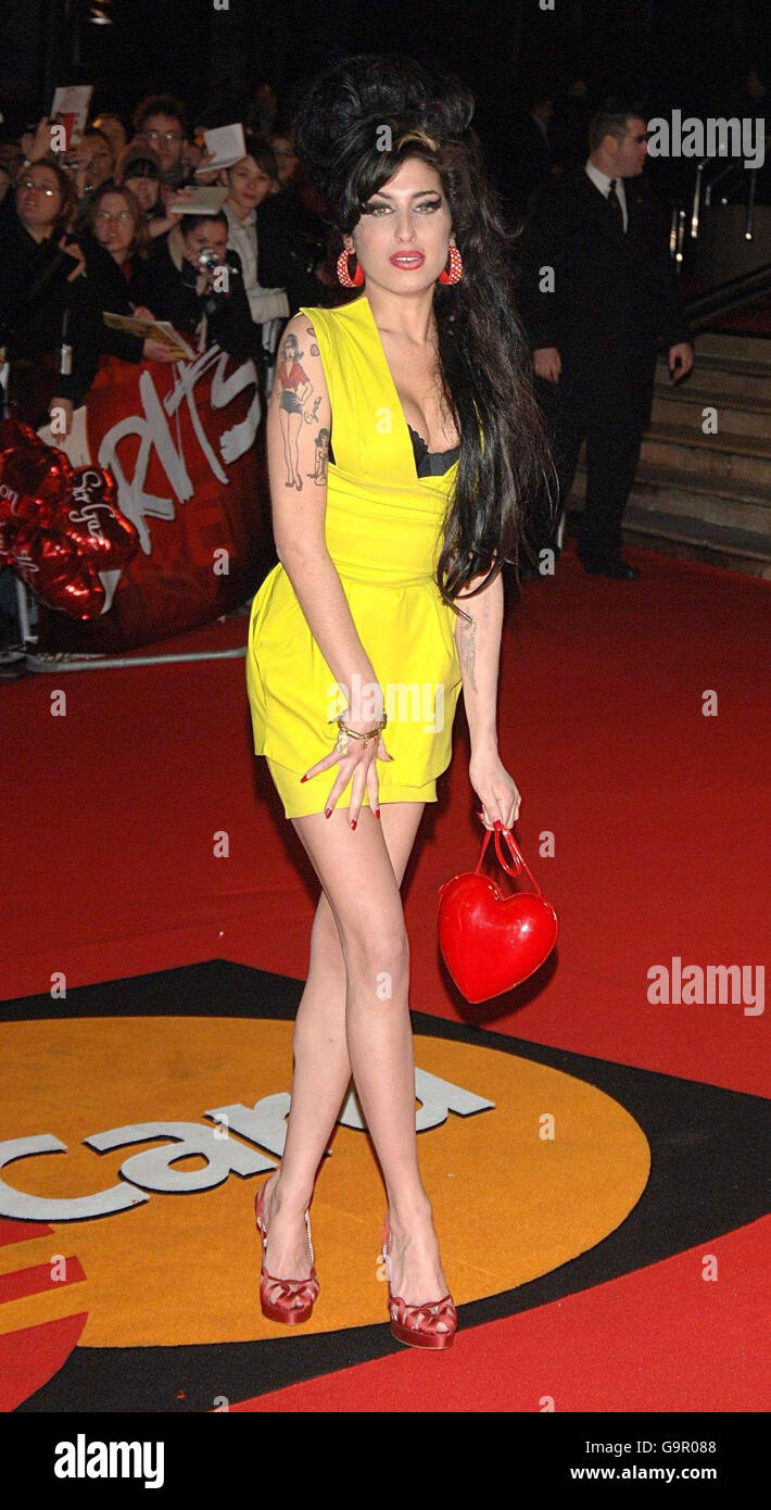 The Brit Awards 2007 - Arrivals Stock Photo - Alamy