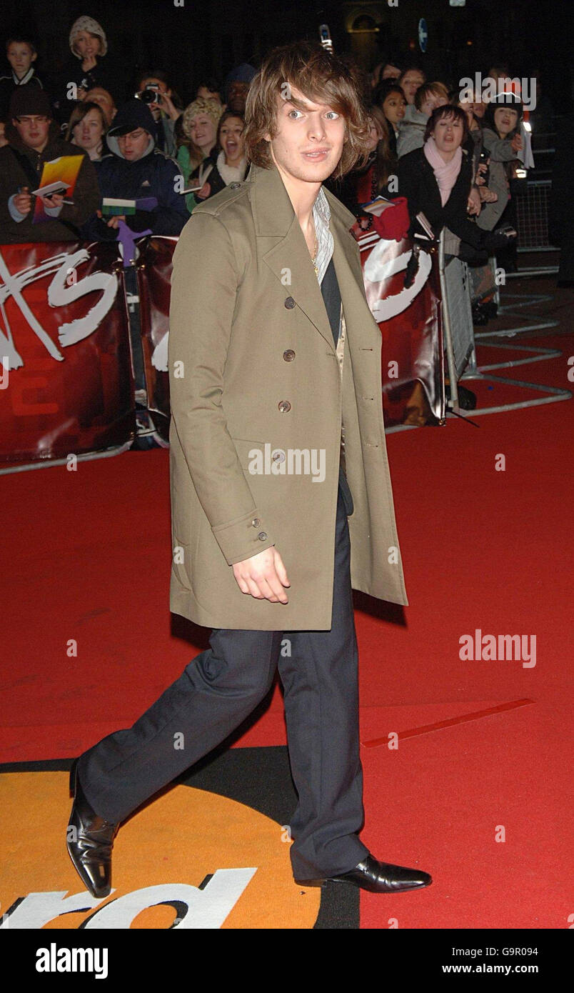 The Brit Awards 2007 - Arrivals. Paolo Nutini arrives for the Brit ...