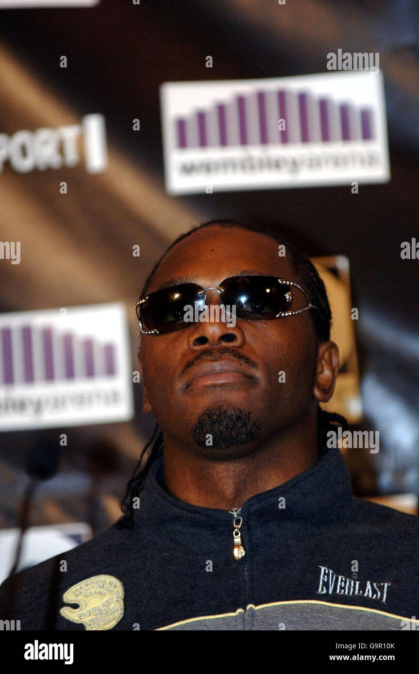 Audley harrison press conference hi-res stock photography and images ...