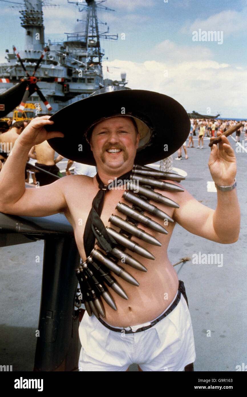 The Falklands War - Royal Navy - 1982 Stock Photo - Alamy