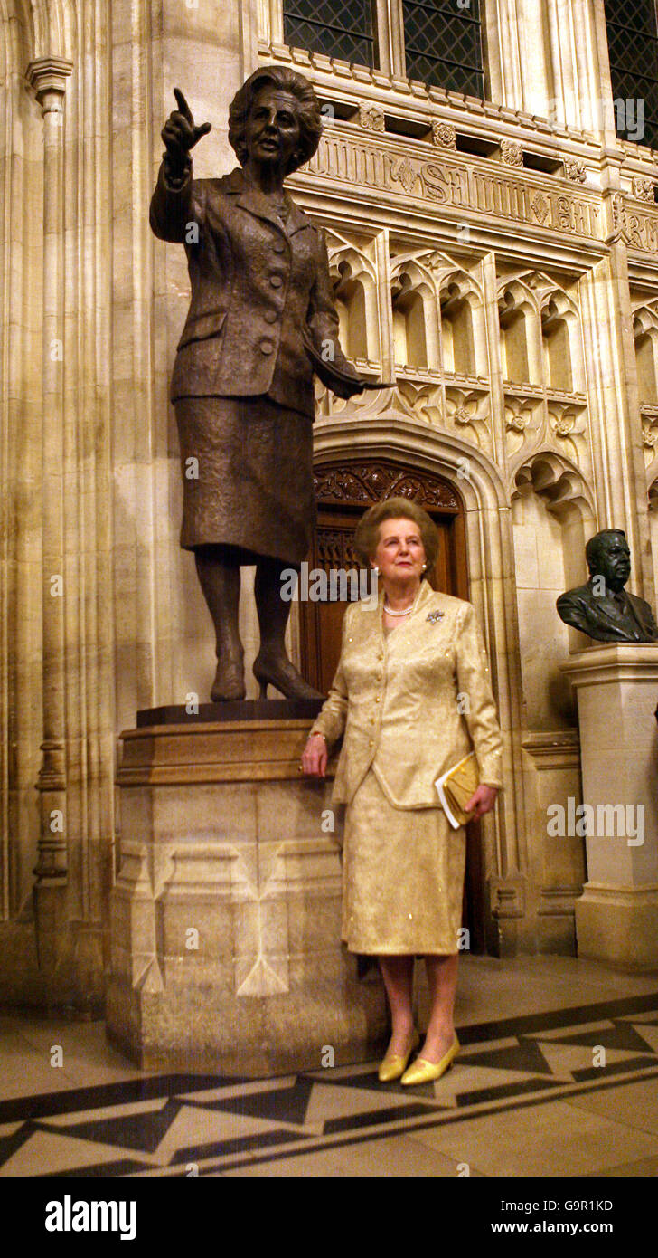 Thatcher statue unveiled Stock Photo - Alamy