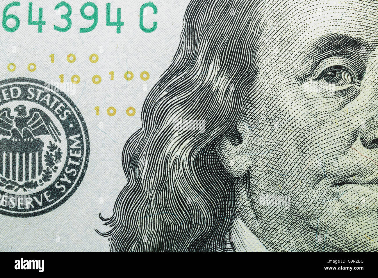 Benjamin franklin $100 bill hi-res stock photography and images - Alamy