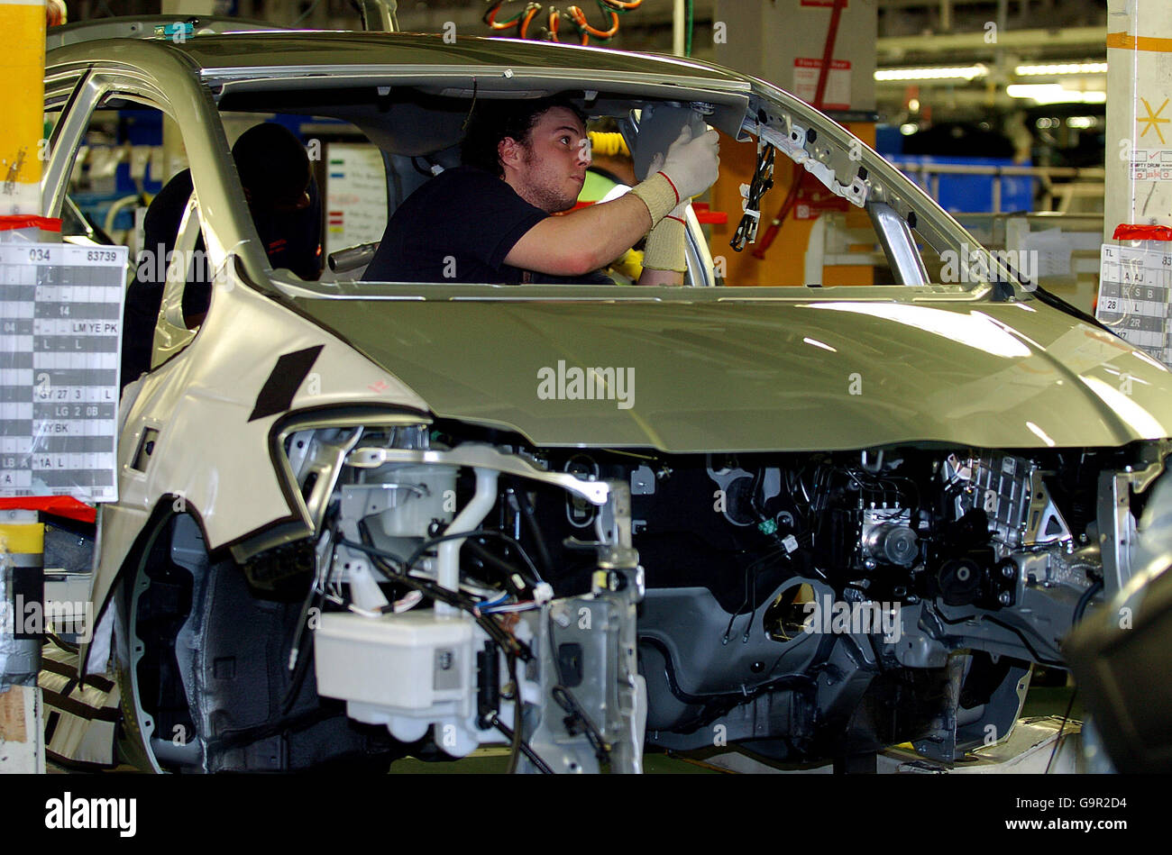 Assembly Line New Toyota Auris Toyota High Resolution Stock Photography ...