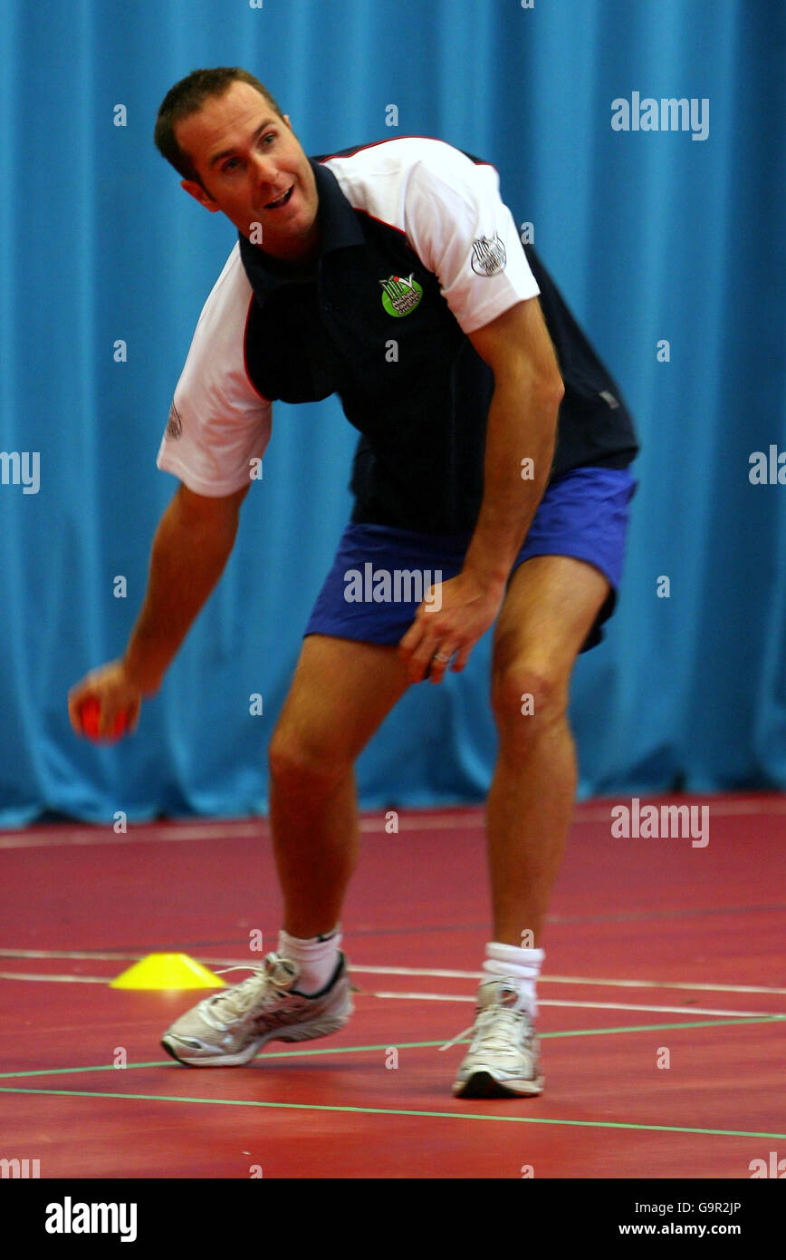 England cricket captain Michael Vaughan during the official opening of ...