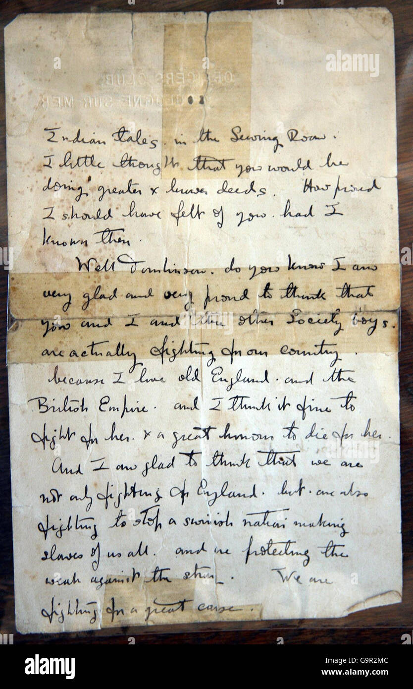 Noel chavasse victoria cross hi-res stock photography and images - Alamy