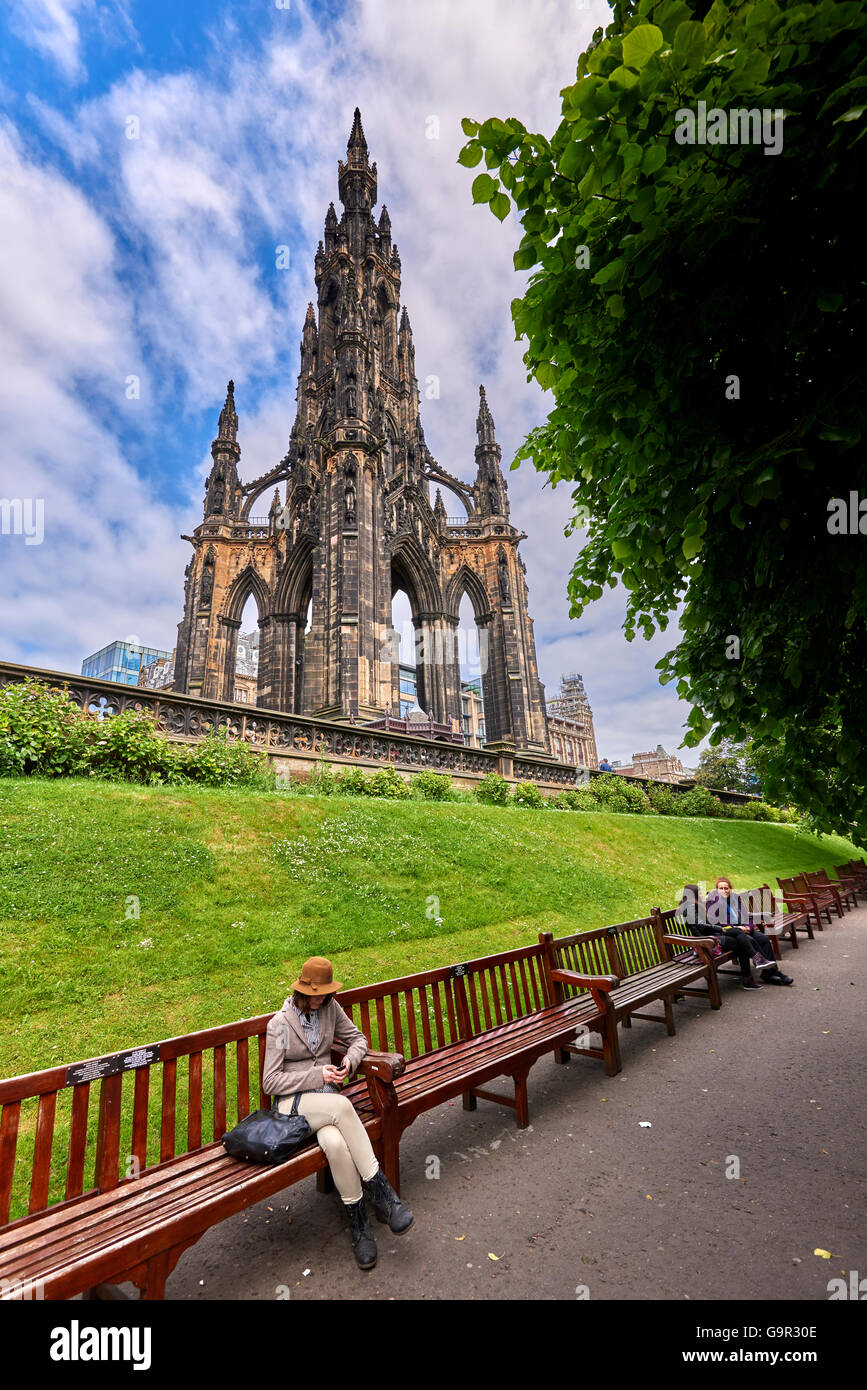 The Scott Monument Edinburgh Stock Photo - Alamy