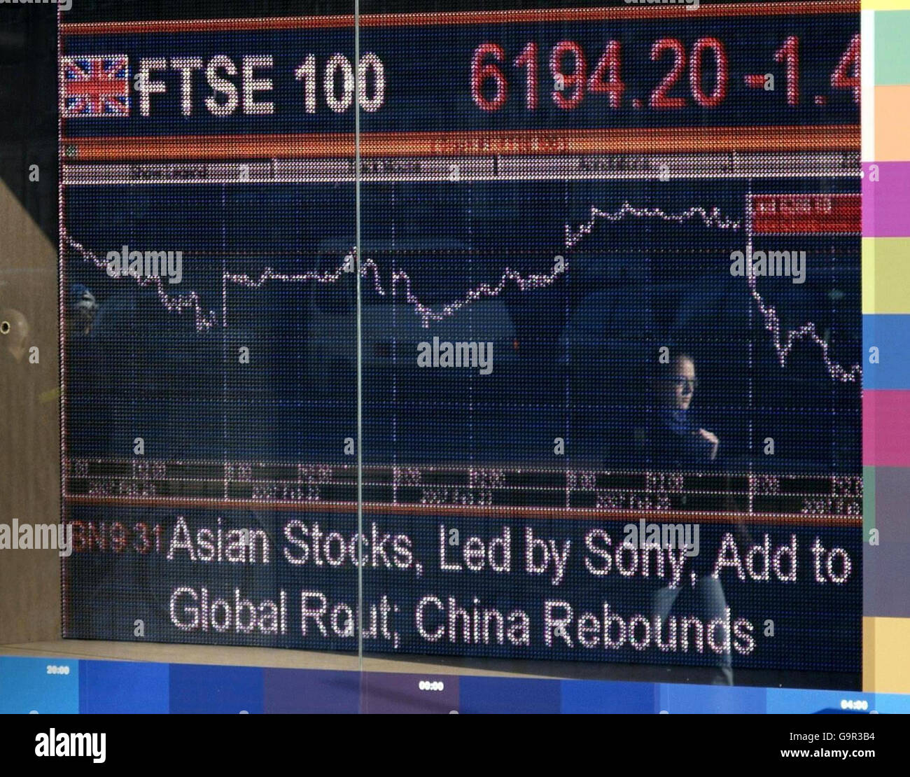 Stock market pain as shares slump Stock Photo - Alamy